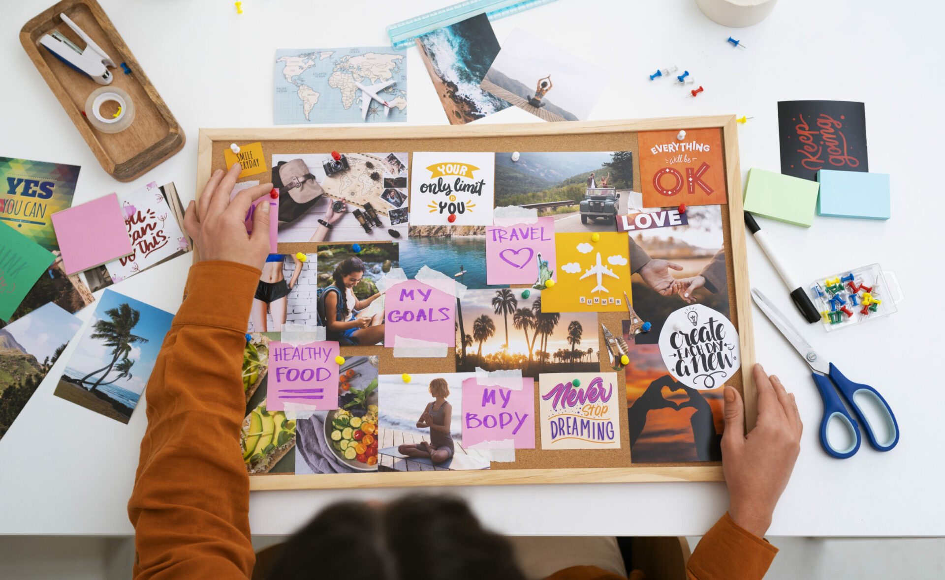 Guía para crear tu vision board 2025